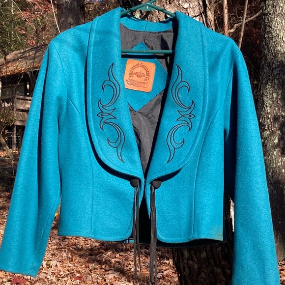 Mid-West Garment Co. | Jackets & Coats | Vintage Wool Bolero Jacket ...
